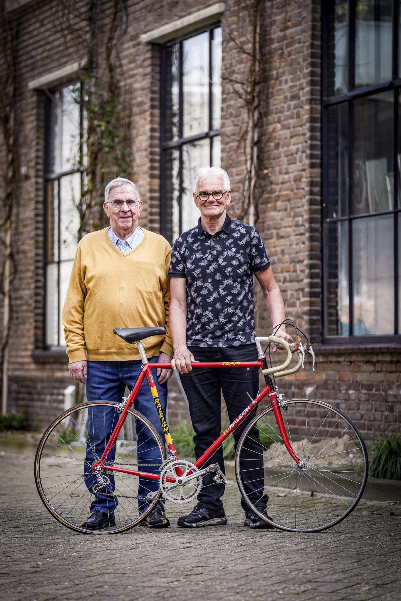 De Raleigh-fiets van Bert Oosterbosch: 'Mijn beroep? Hardrijder'