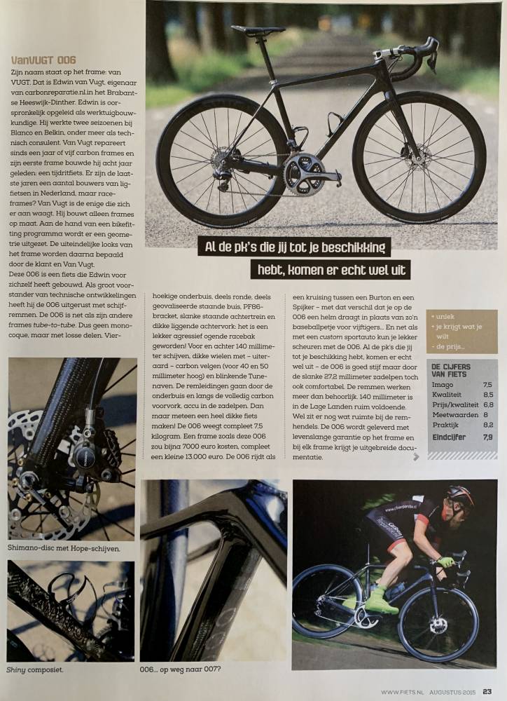 40 jaar Fiets Magazine, wat was het nieuws in 2015?