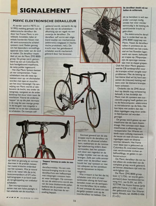 40 jaar Fiets magazine, hoe was het in 1993? | Fiets.nl - Race en MTB ...
