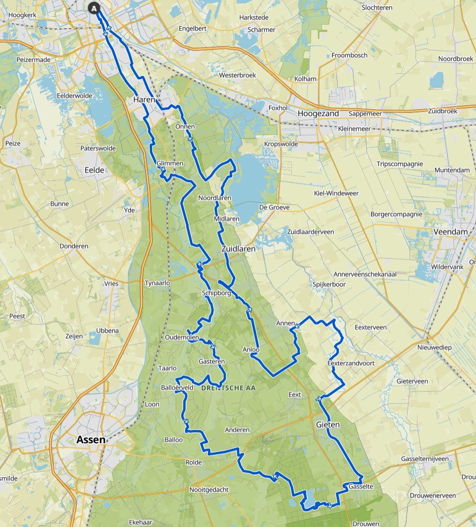 Gravelroute Groningen-Drenthe | Fiets.nl - Race en MTB website