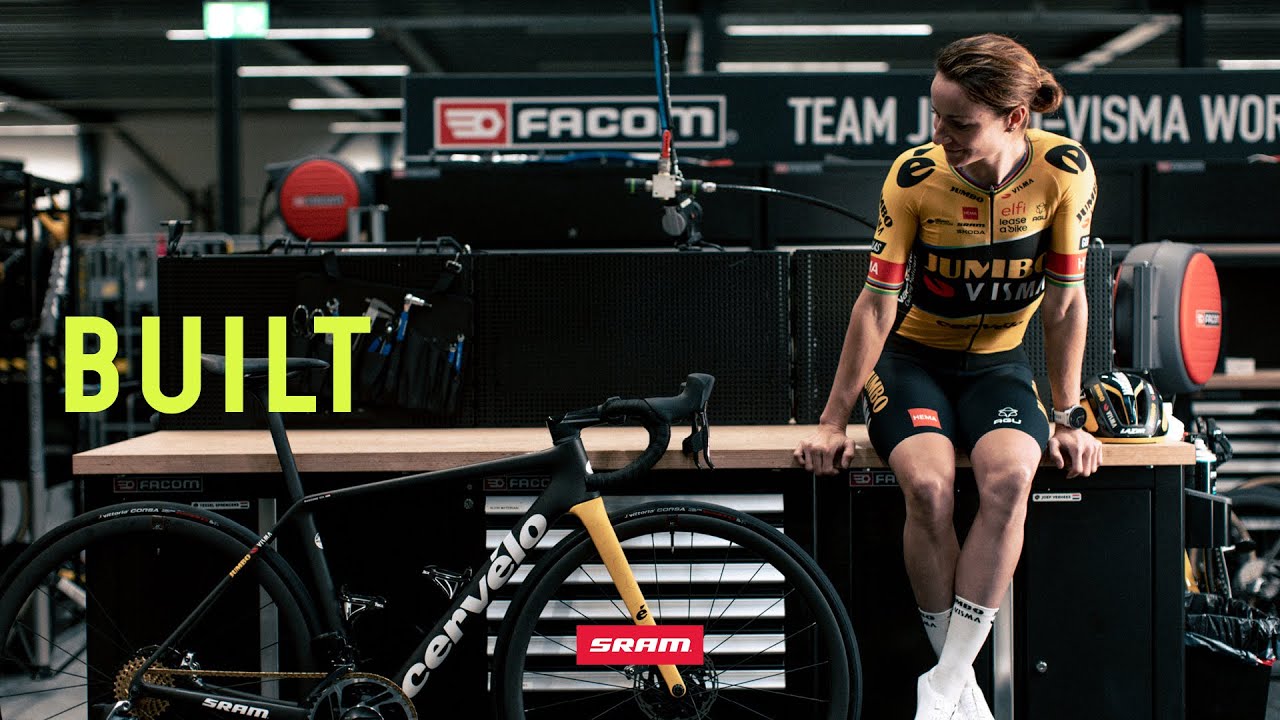 Jumbo-Visma over op SRAM, gouden details voor de Cervélo R5 van ...